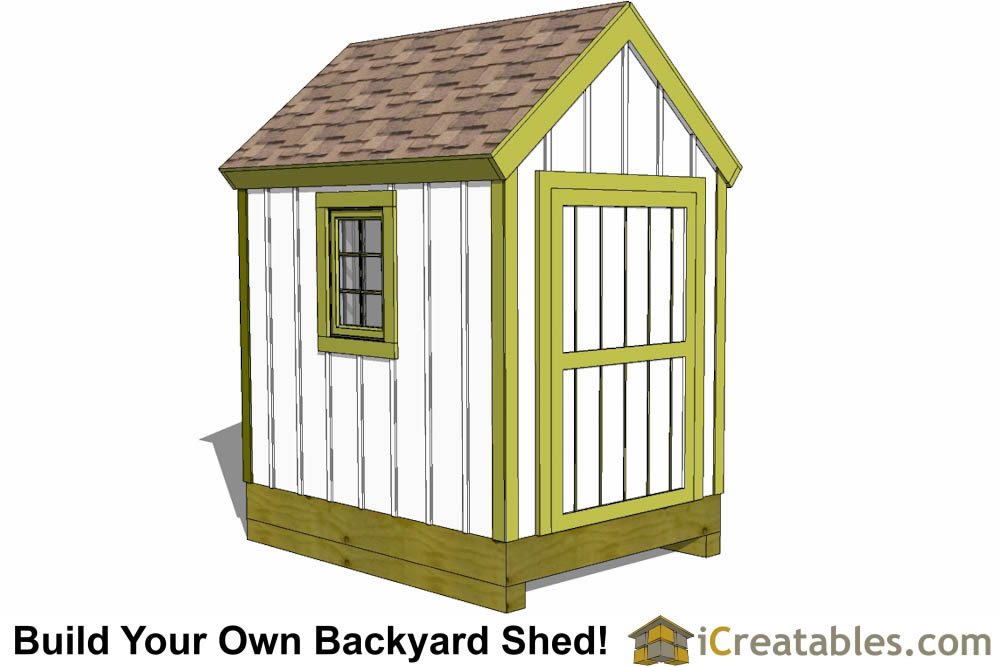 6x8 Shed Plans 6x8 Storage Shed Plans Icreatables